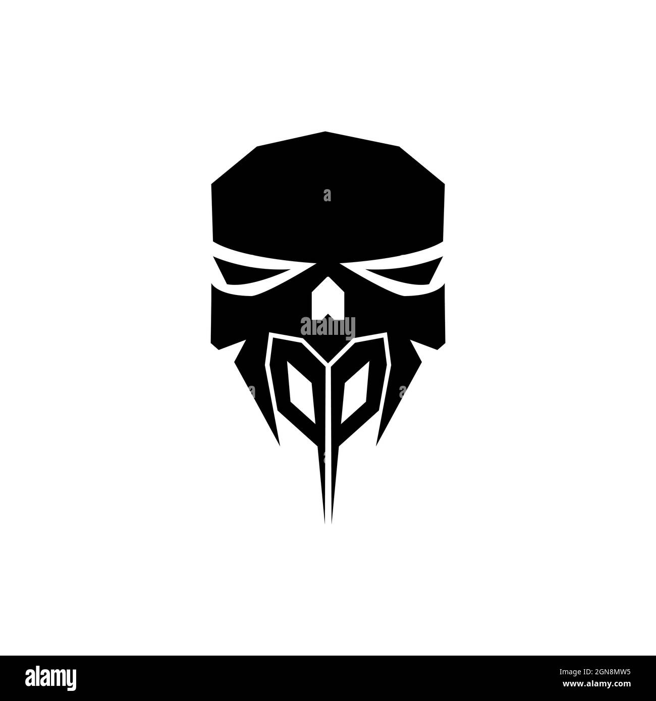 PP Initial ESport gaming logo. Modern head Skull shape template vector ...