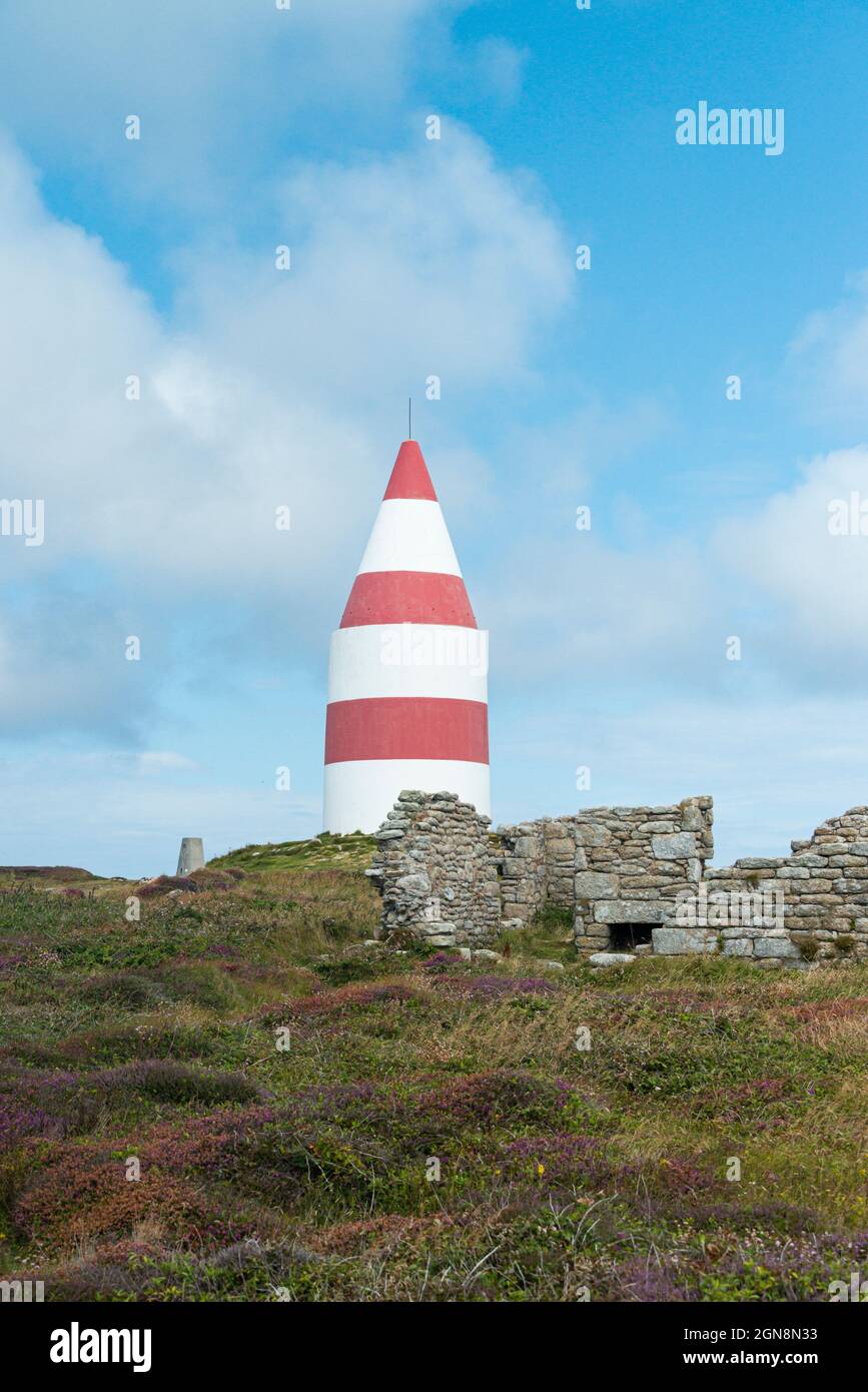 The Daymark and the remains of a Napoleonic era Admiralty signal ...
