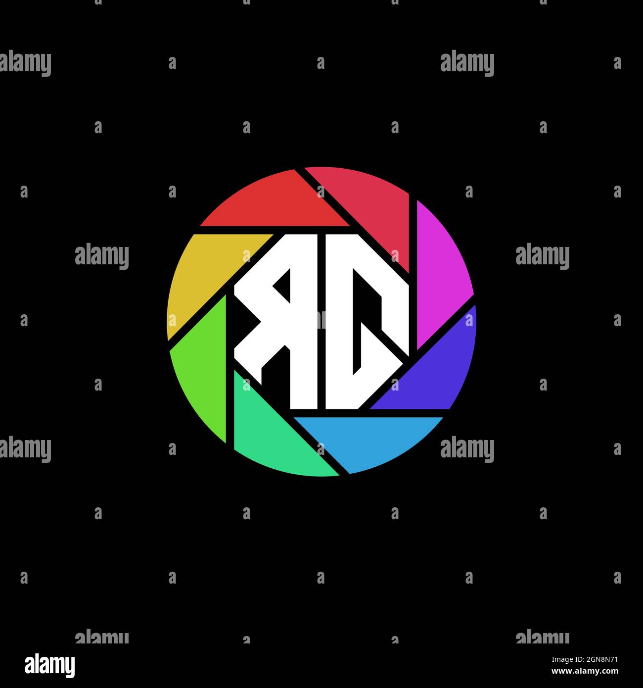 Rq minimal logo Cut Out Stock Images & Pictures - Alamy