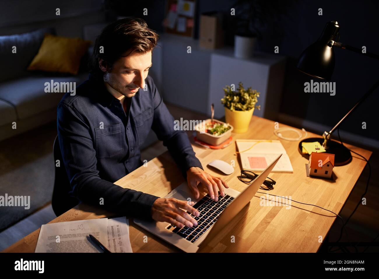 Freelance at night hi-res stock photography and images - Alamy