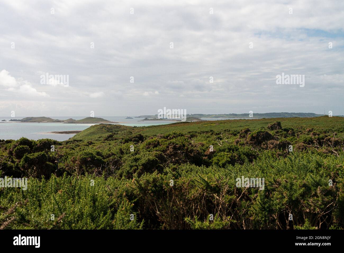 St Mary's and the Eastern Isles seen from the tope of St Martin's ...