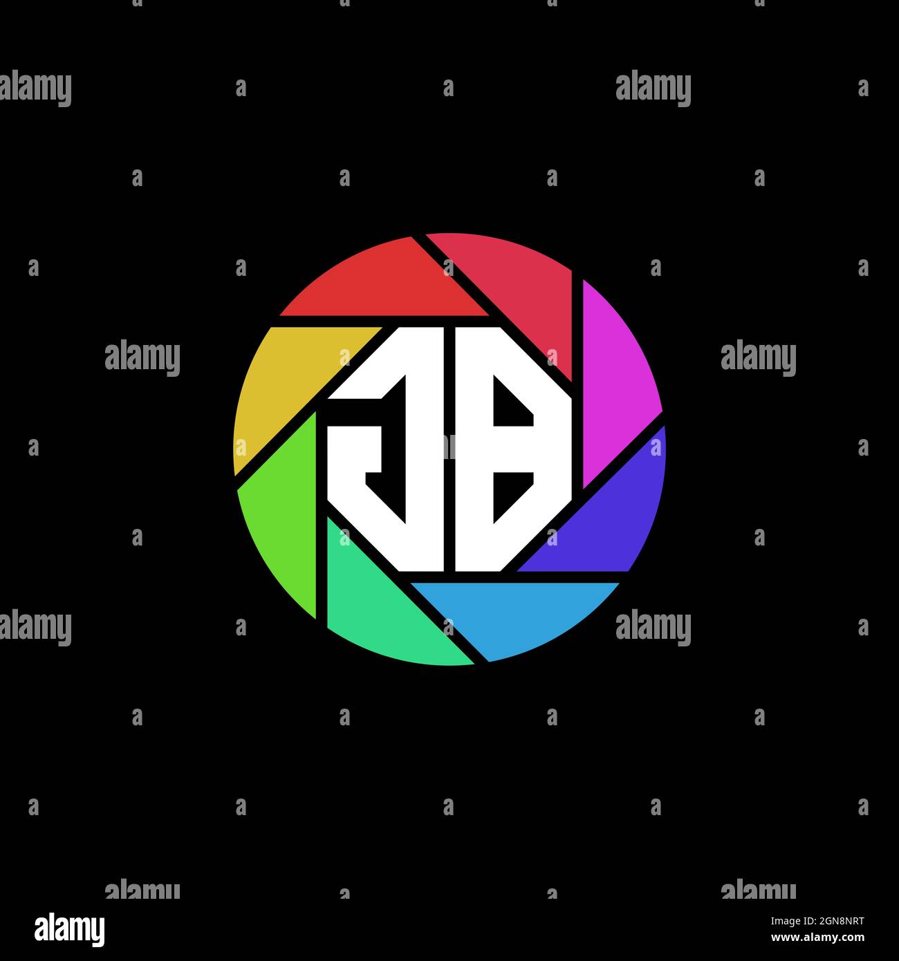 GB Initial ESport gaming logo. Modern head Skull shape template vector ...