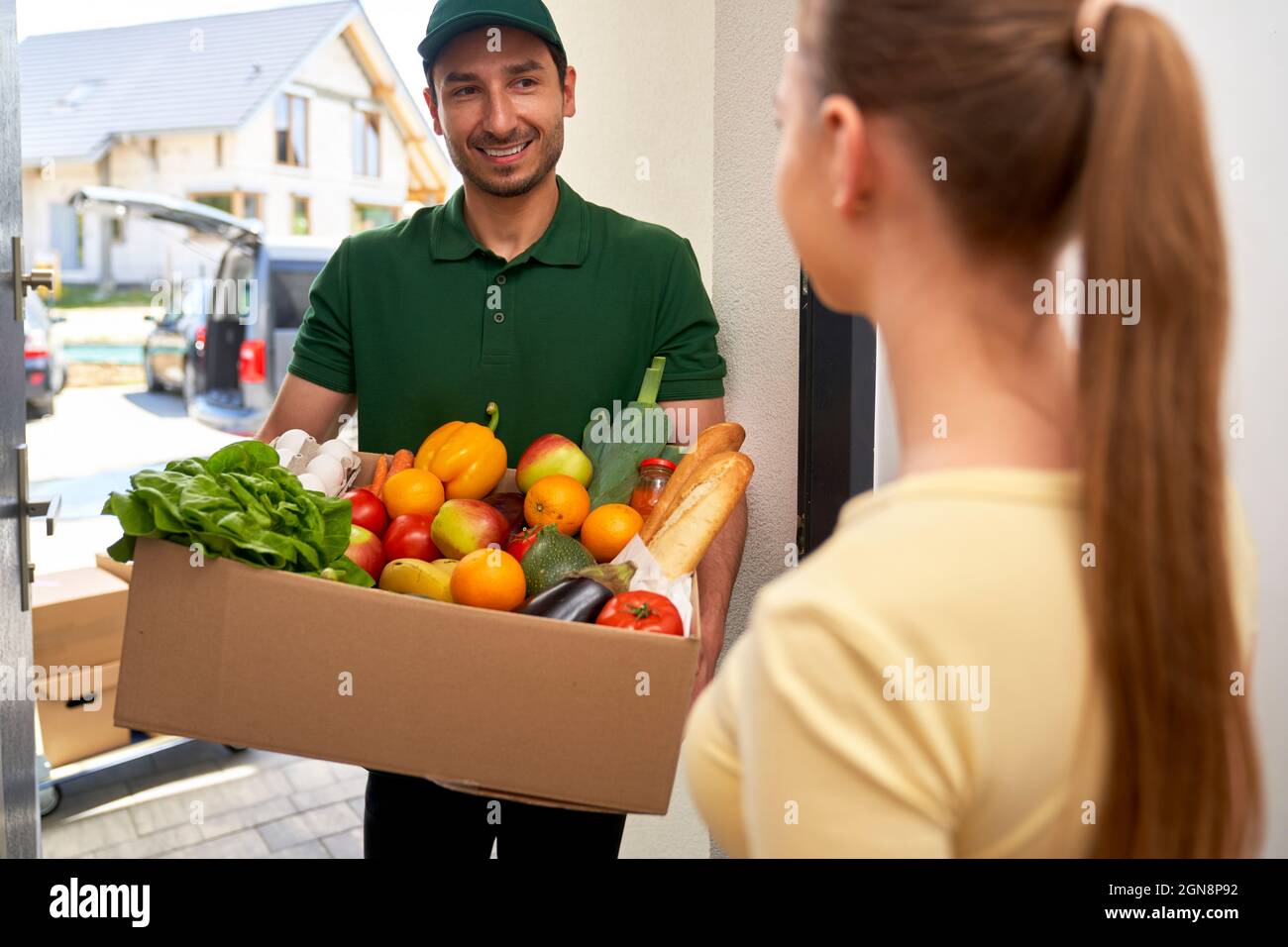 Man giving an order hi-res stock photography and images - Alamy