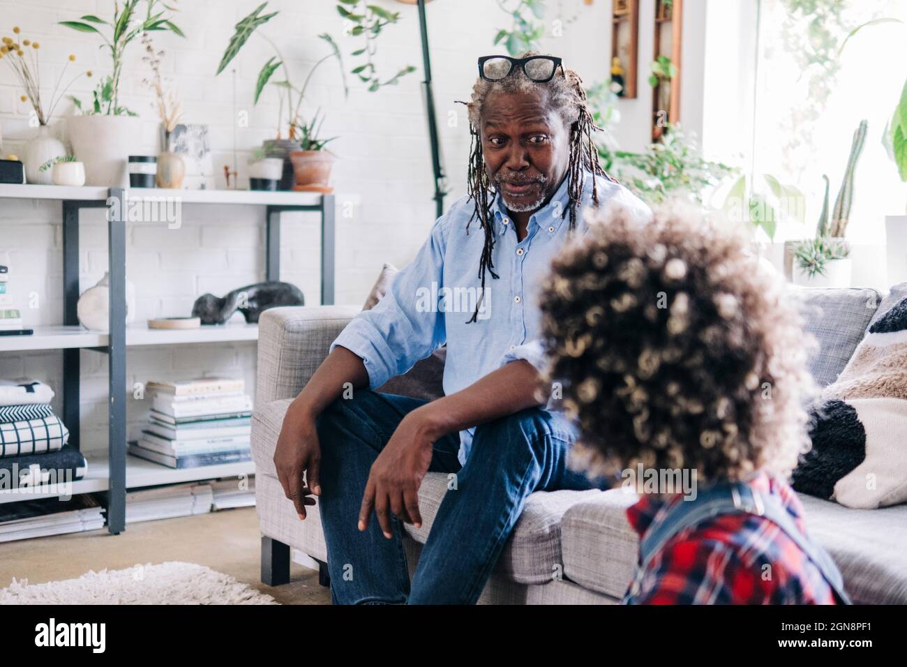 Father talking daughter hi-res stock photography and images - Alamy