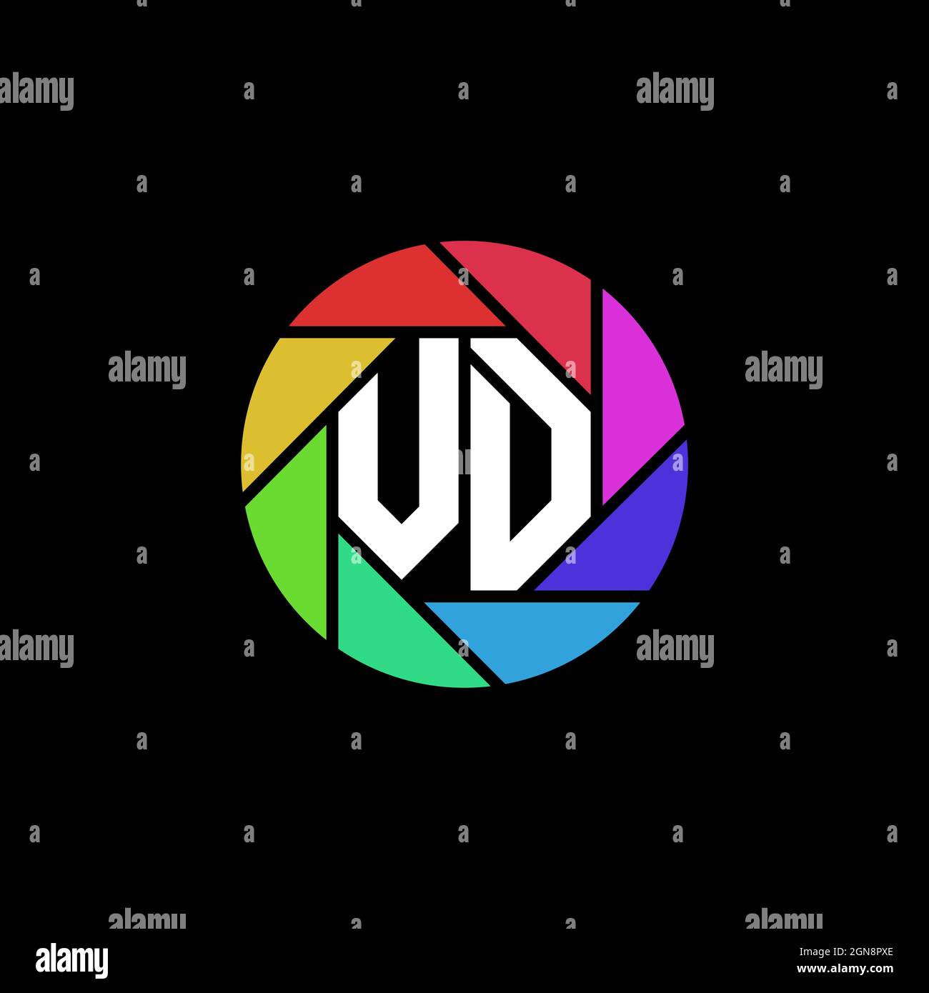 VD Initial ESport gaming logo. Modern head Skull shape template vector ...