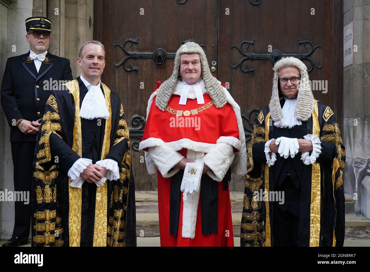 Lord chancellor swearing in ceremony hi-res stock photography and ...