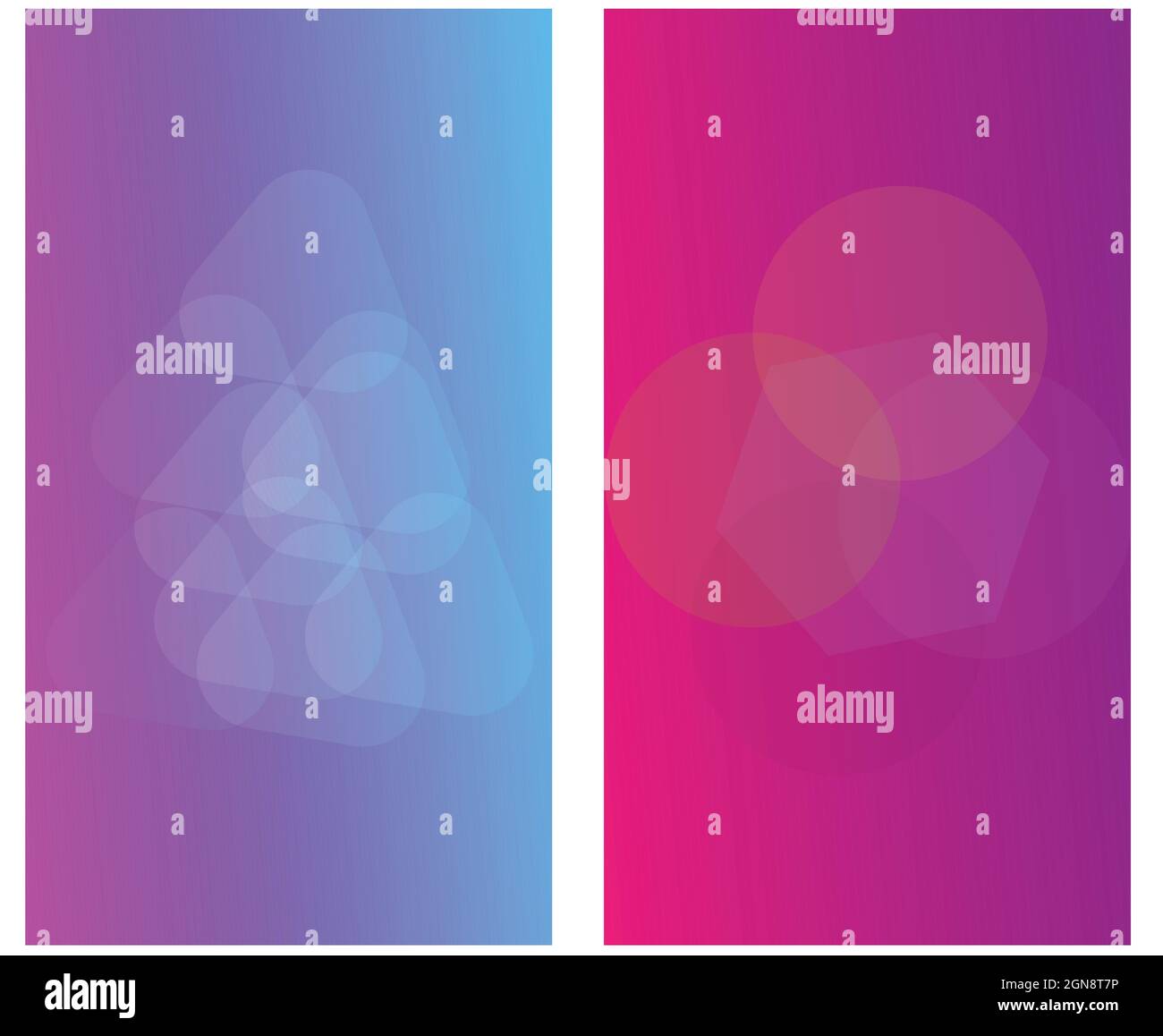 Android mobile UI template vector design Stock Vector Image & Art - Alamy