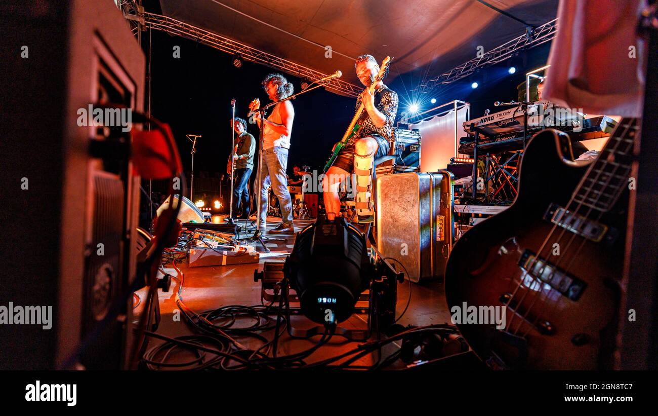 A concert of a rock band Stock Photo - Alamy