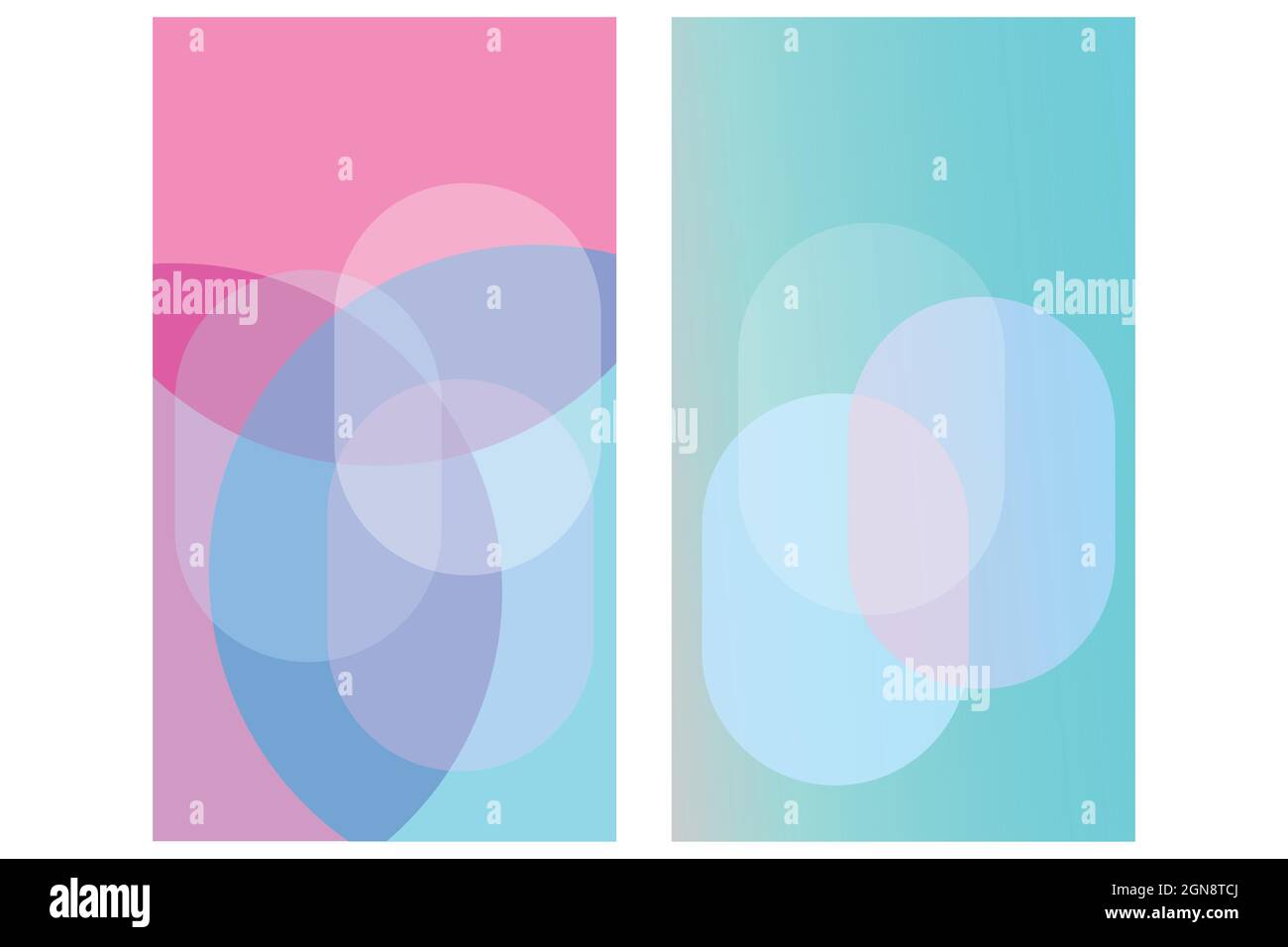 Android mobile UI template vector design Stock Vector Image & Art - Alamy