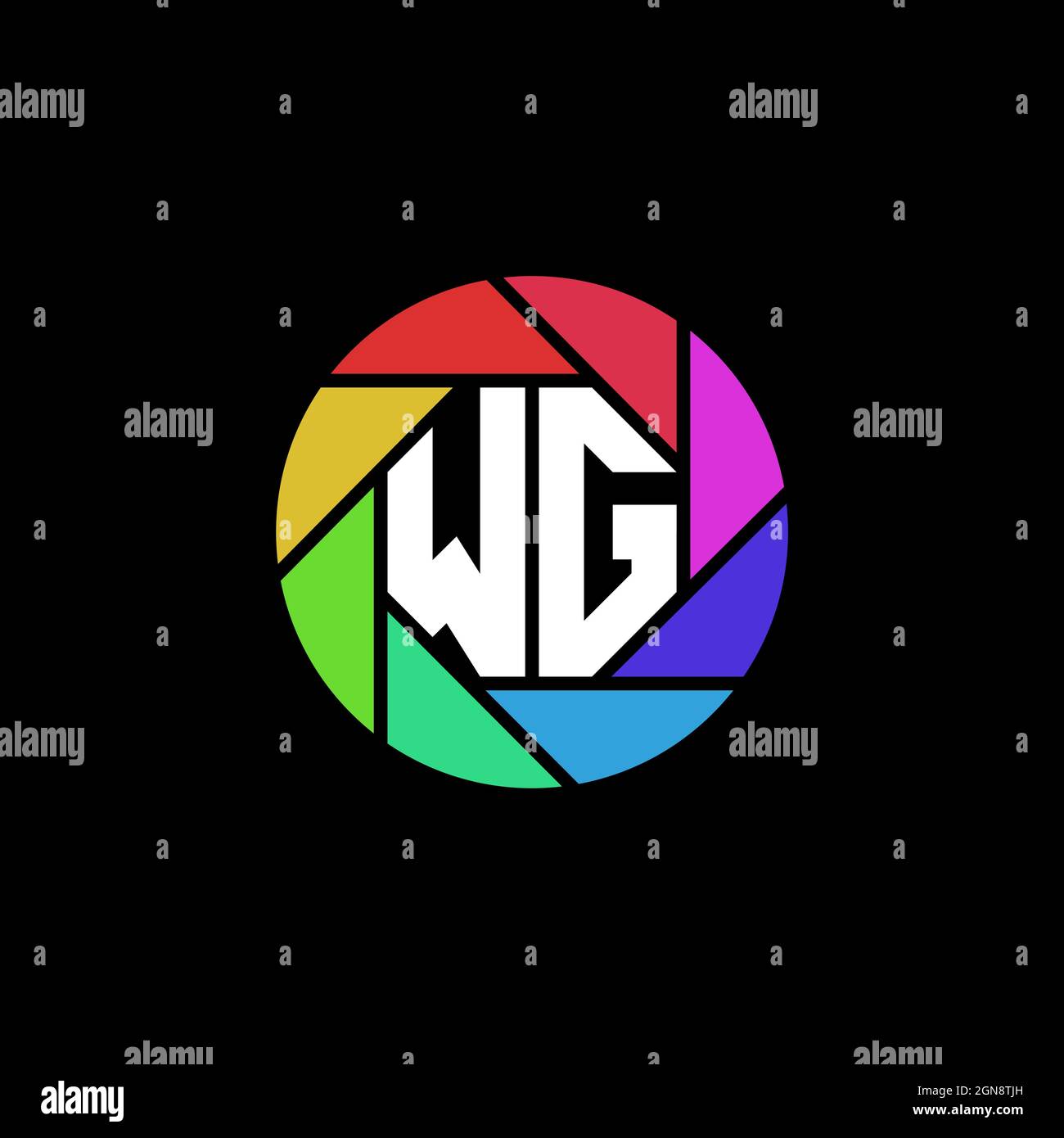 Alphabet wg icon hi-res stock photography and images - Alamy