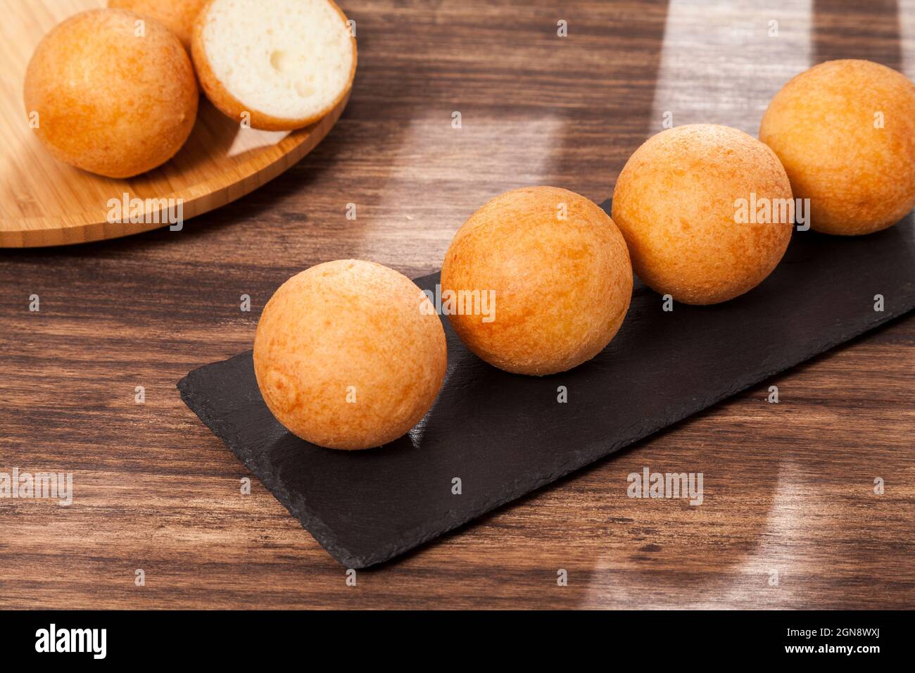 Buñuelo; Traditional Food Colombian - Deep Fried Cheese Bread, Photo On ...