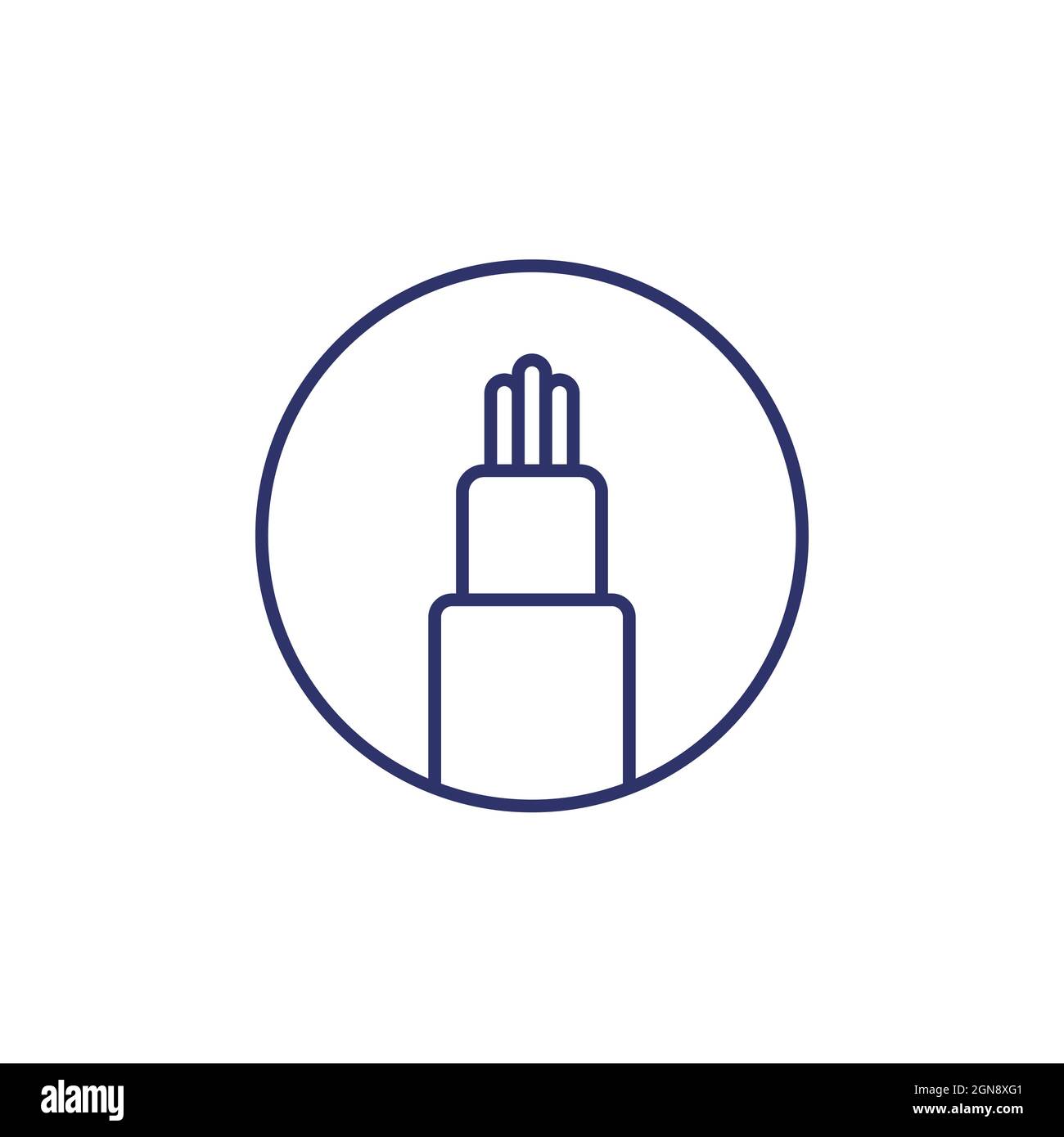 Optical fibre Stock Vector Images - Alamy