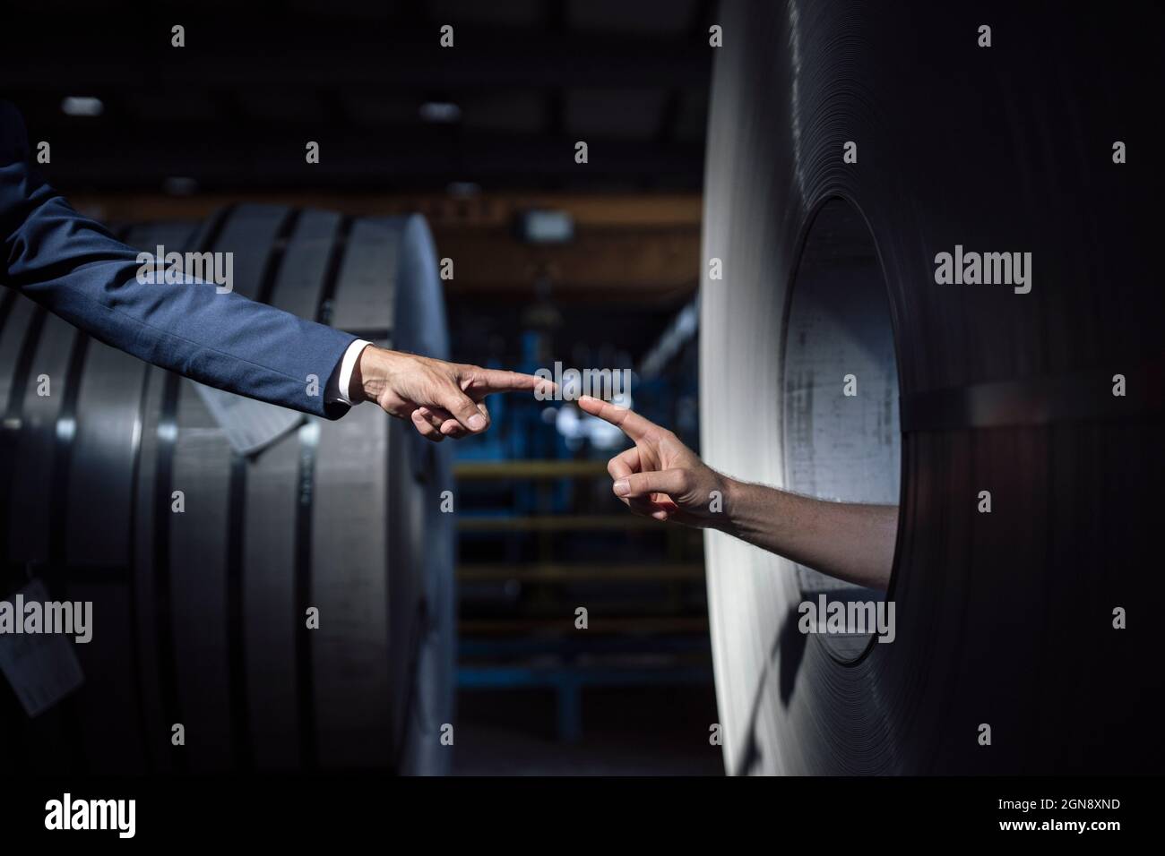Hand heavy metal hi-res stock photography and images - Alamy