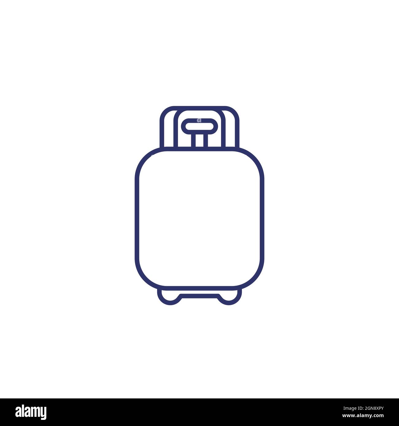 propane gas tank line icon on white Stock Vector Image & Art - Alamy