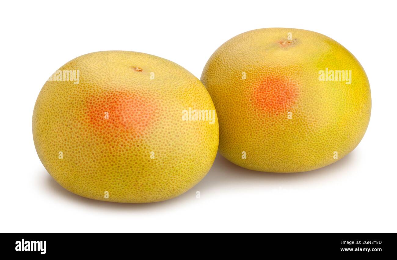 yellow grapefruit path isolated on white Stock Photo - Alamy