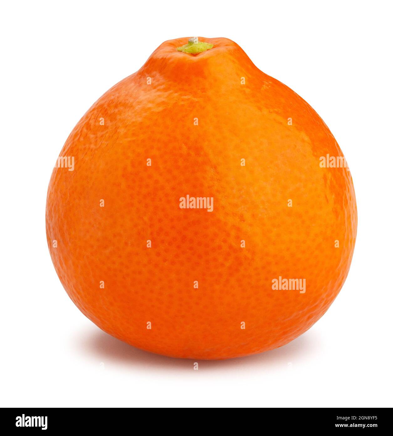minneola tangelo tangerine path isolated on white Stock Photo - Alamy