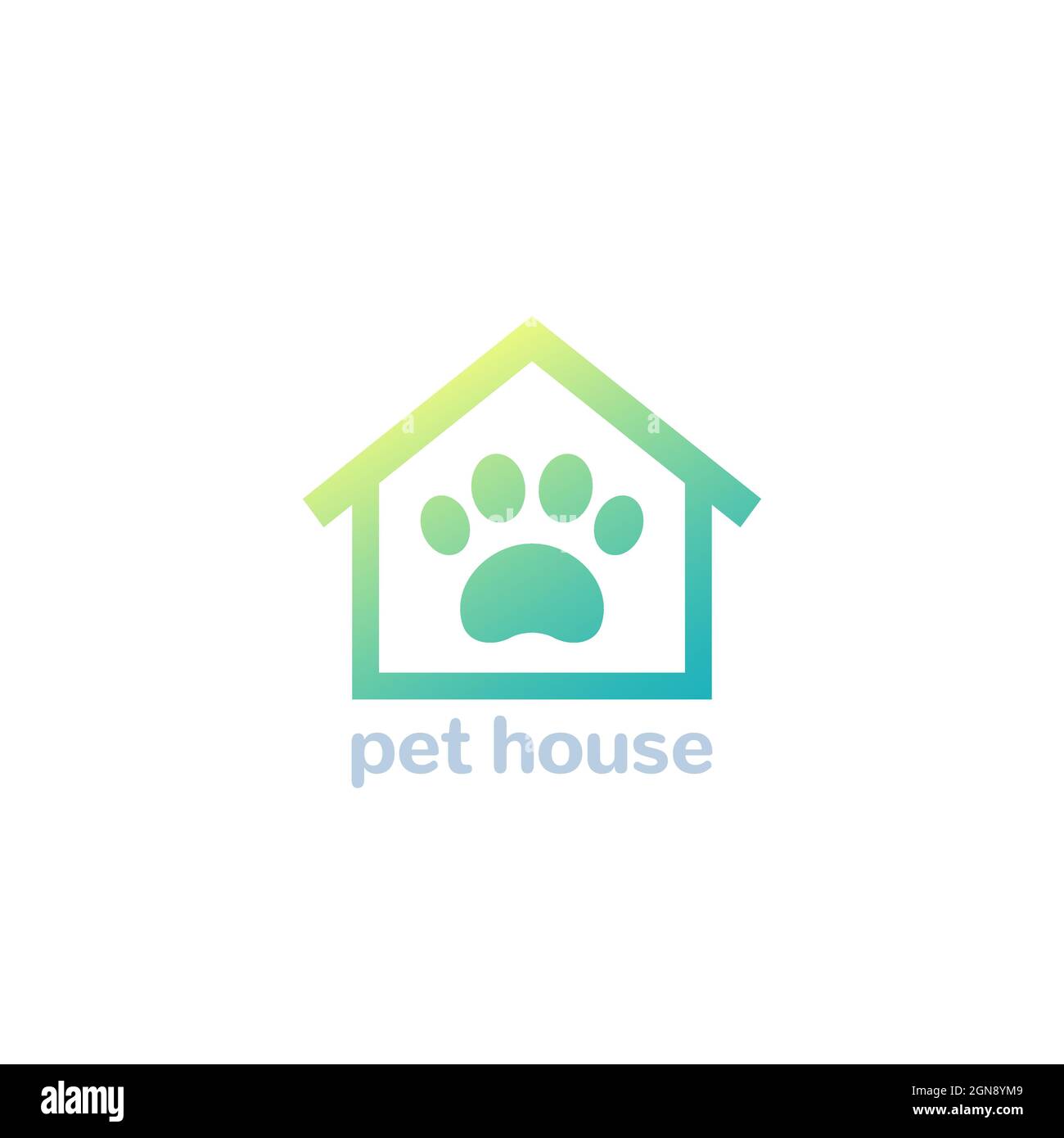 Pet house logo hi-res stock photography and images - Alamy