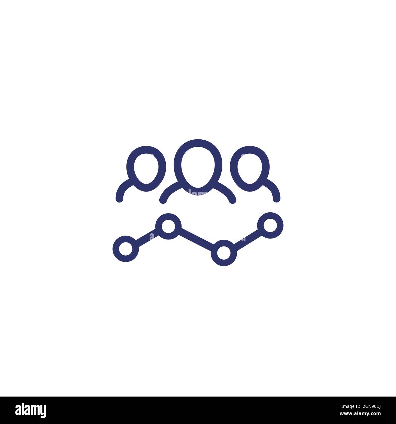 team performance icon on white Stock Vector Image & Art - Alamy