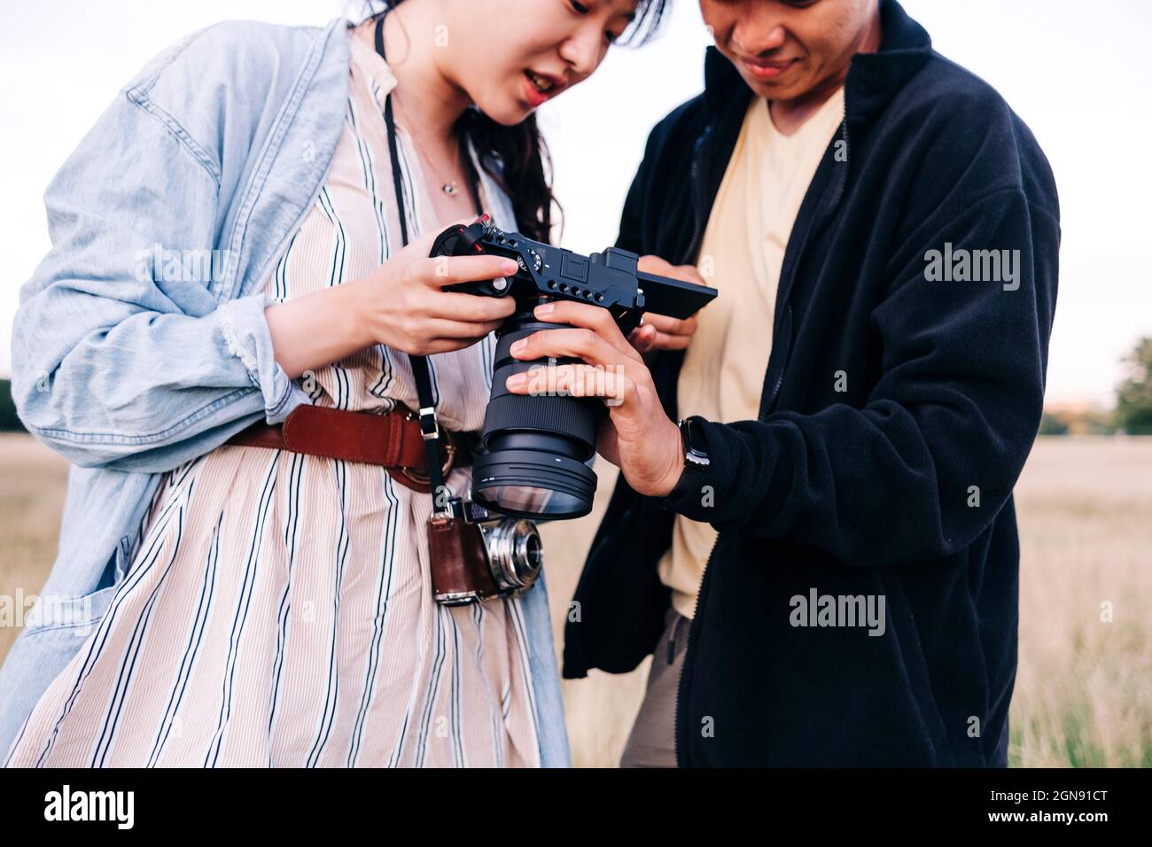 Checking camera hi-res stock photography and images - Alamy