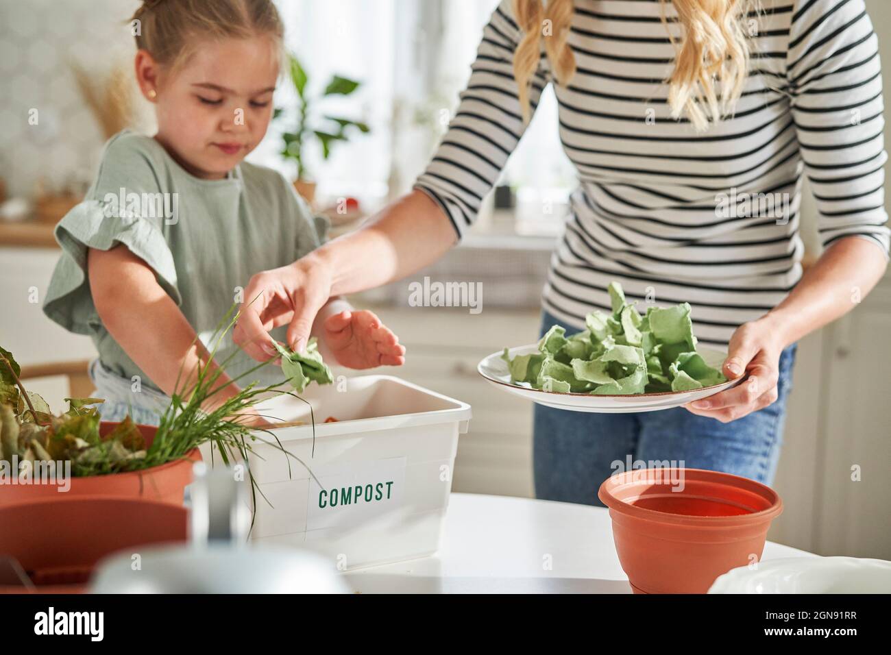 Making compost hi-res stock photography and images - Alamy