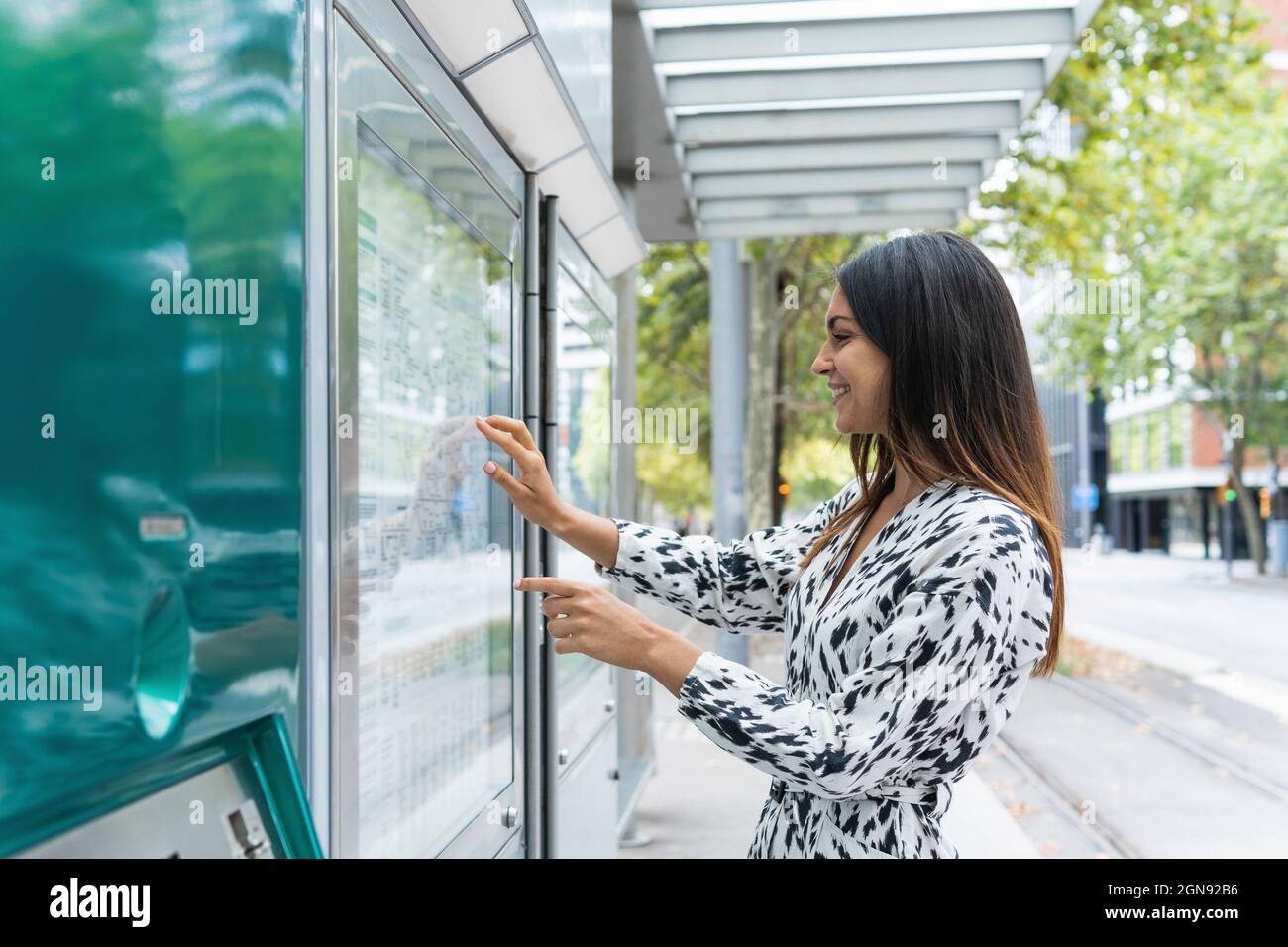 Bus stop map hi-res stock photography and images - Alamy