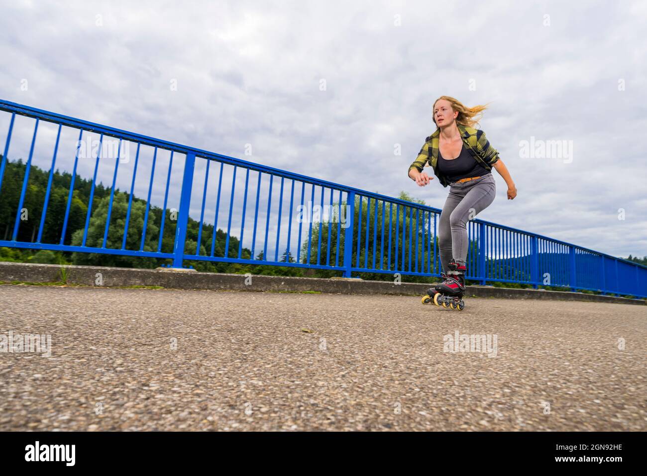 Skates across hi-res stock photography and images - Alamy