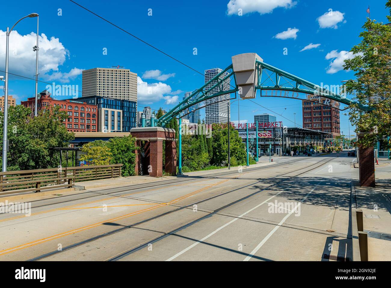 Milwaukee's Historic Third Ward Stock Photo - Alamy