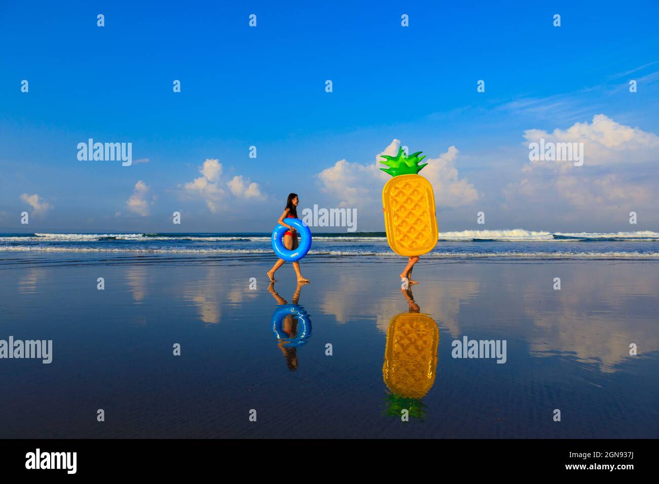 Walking swimming hi-res stock photography and images - Alamy