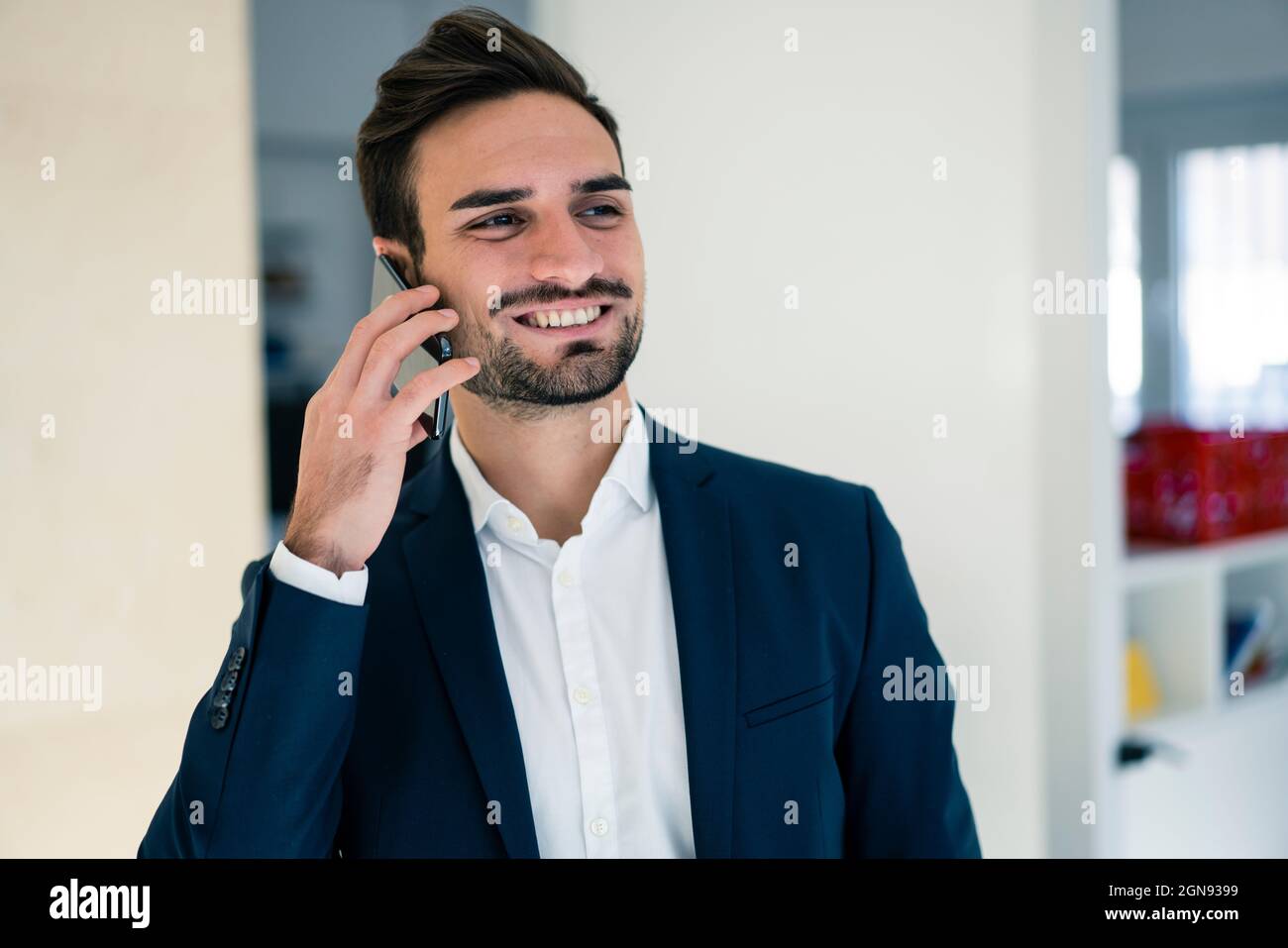 Black male talking hi-res stock photography and images - Alamy