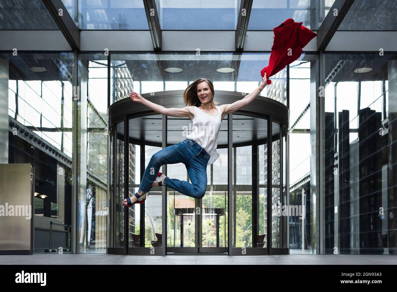 Happy entrance hi-res stock photography and images - Alamy