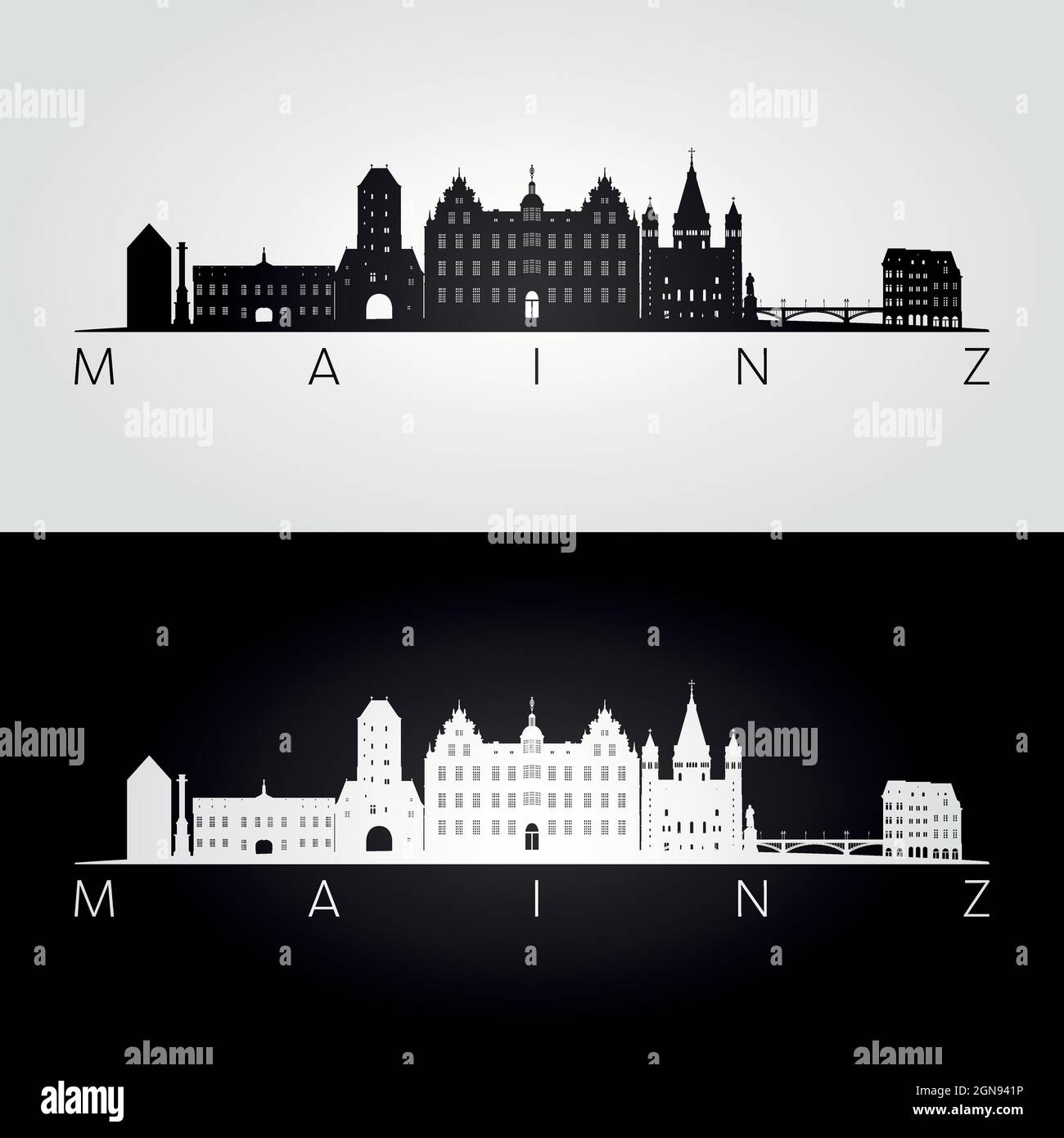 Mainz skyline hi-res stock photography and images - Alamy