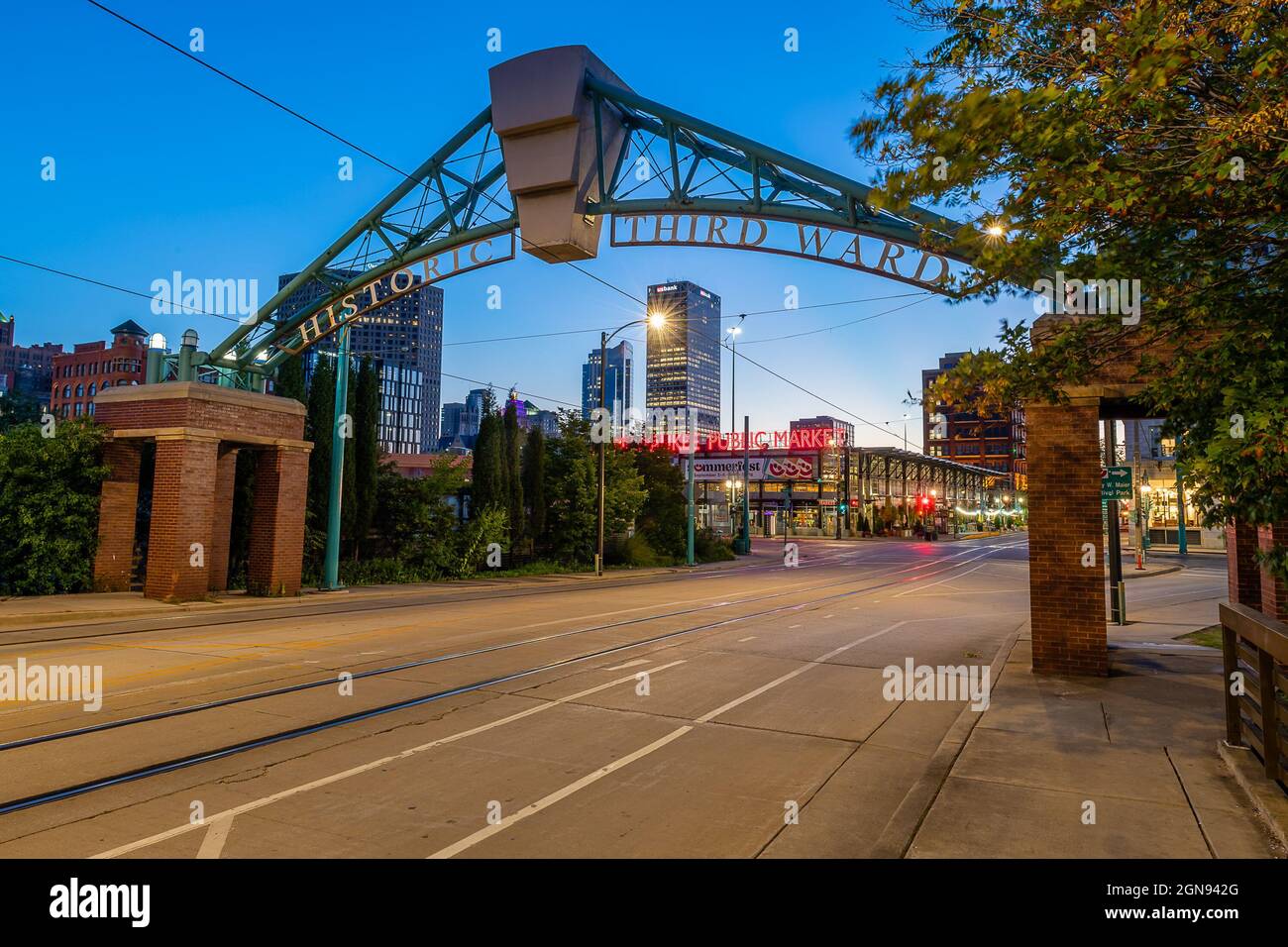 The Historic Third Ward at Dawn Stock Photo - Alamy