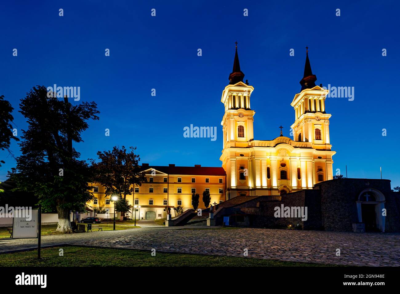 The cathedral of Maria Radna at Arad in Romania Stock Photo - Alamy