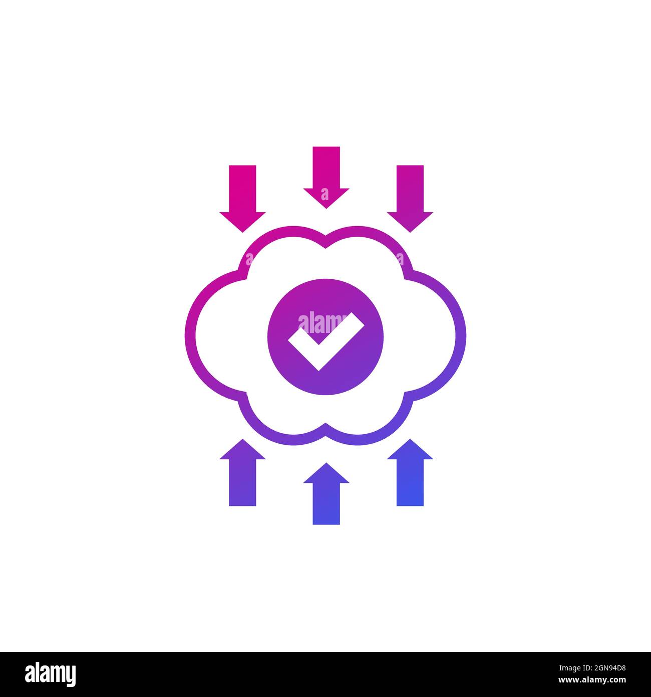 Emissions reduction ecology icon Cut Out Stock Images & Pictures - Alamy
