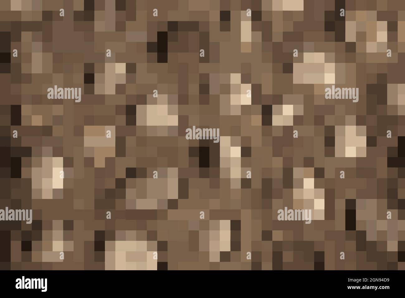 Abstract modern leopard pixel texture. Animals trendy background. Brown ...