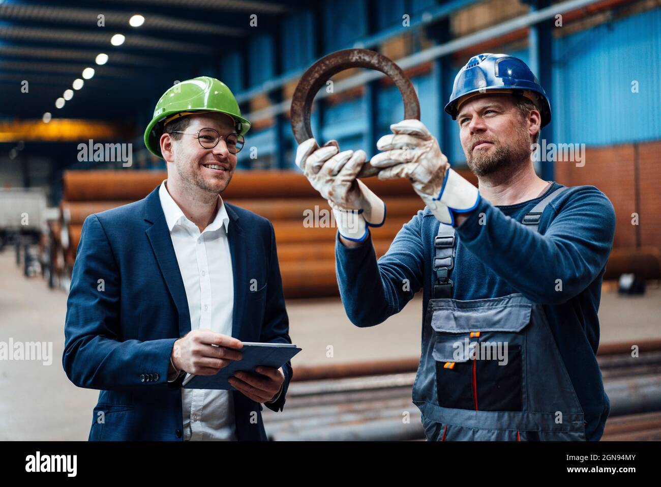 Portrait male factory worker hi-res stock photography and images - Alamy
