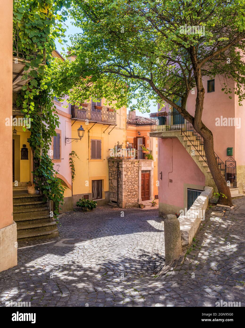 Scenic sight in Ciciliano, beautiful little town in the province of ...