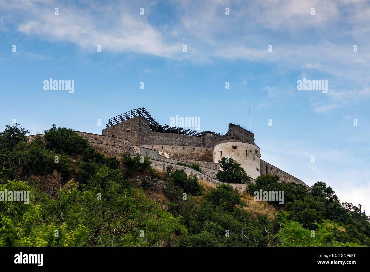 The Deva Castle in Romania Stock Photo - Alamy