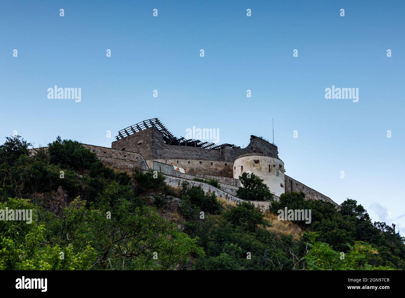 The Deva Castle in Romania Stock Photo - Alamy