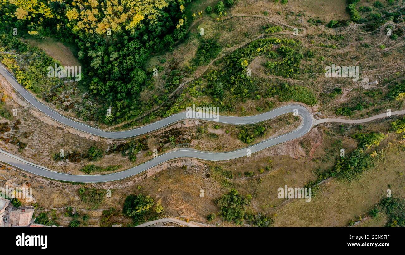 Hairpin curve hi-res stock photography and images - Alamy