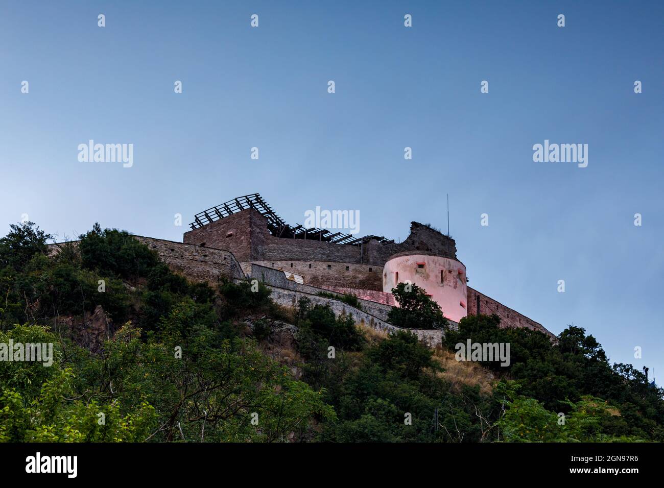 The Deva Castle in Romania Stock Photo - Alamy