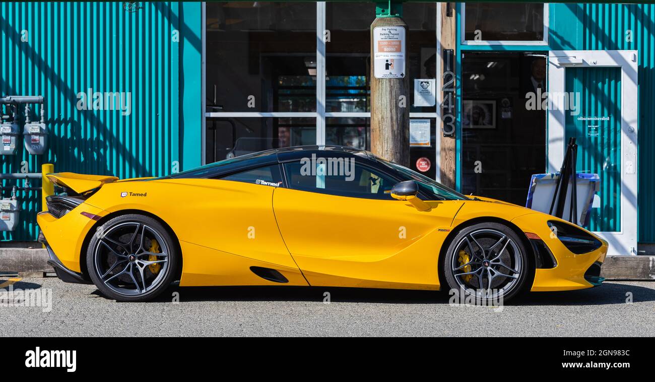 Photo of a McLaren 720S supercar parked on a street Stock Photo - Alamy