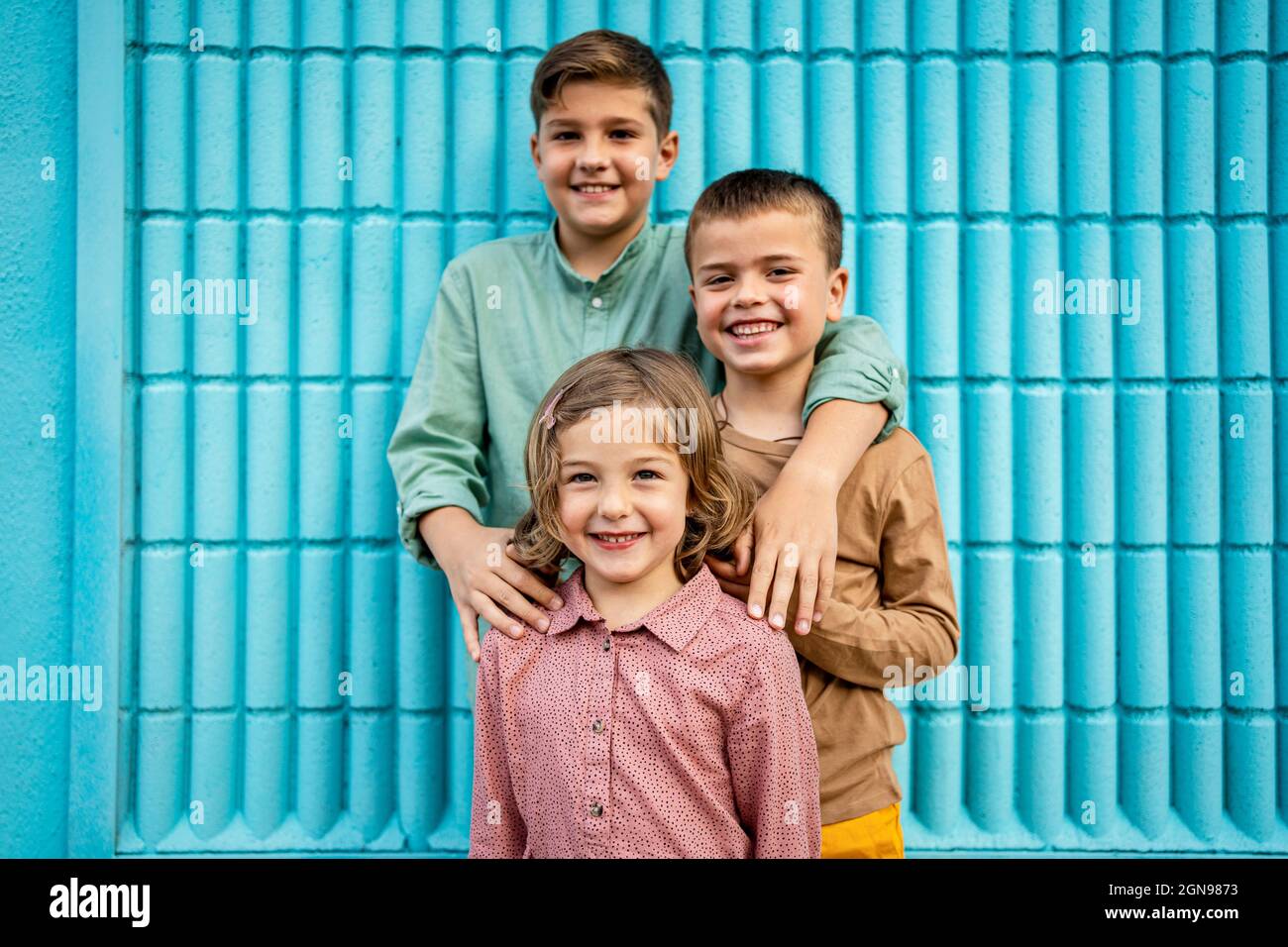 Group toddlers boy standing hi-res stock photography and images - Alamy