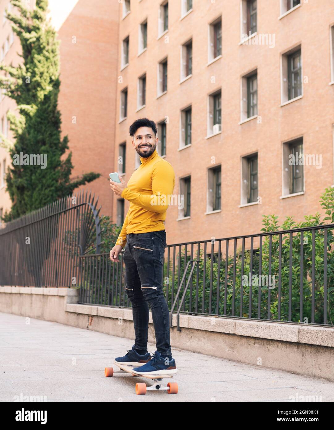 Happy handsome bearded man smiling hi-res stock photography and images ...