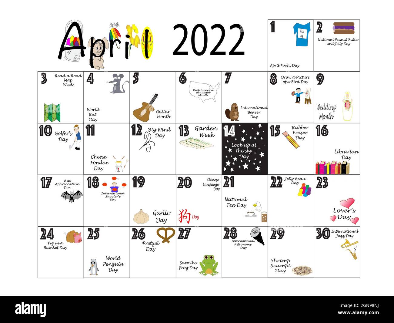 April 2022 Calendar With Indian Holidays