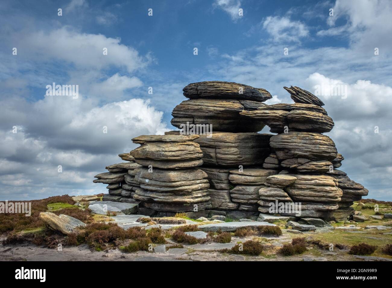 beautiful photograph of a mountain of stones Stock Photo - Alamy