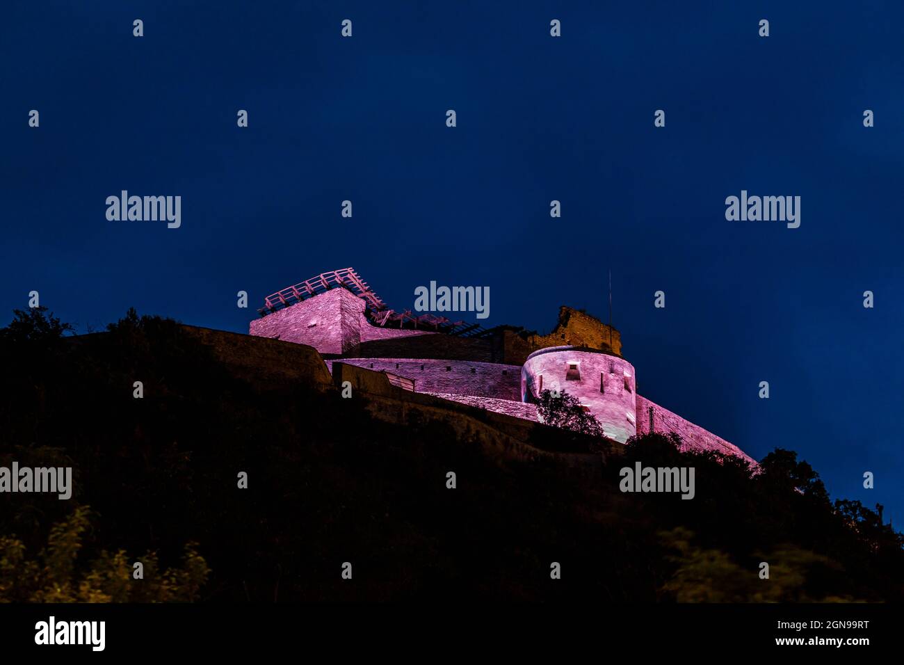 The Deva Castle in Romania Stock Photo - Alamy