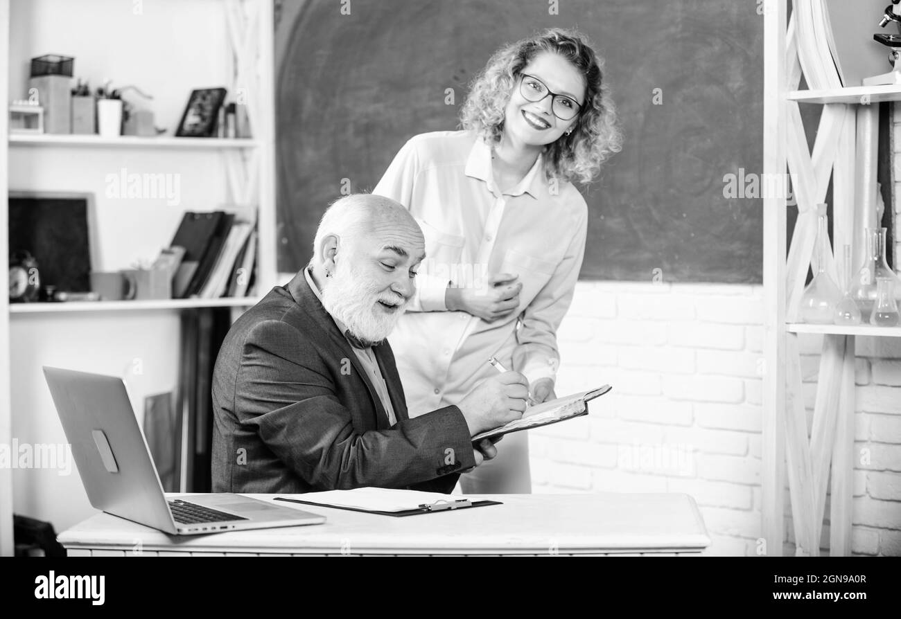 Tutoring senior Black and White Stock Photos & Images - Alamy