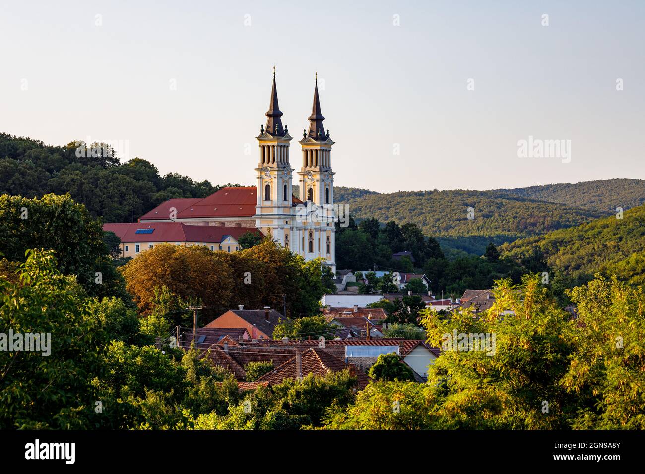 The cathedral of Maria Radna at Arad in Romania Stock Photo - Alamy