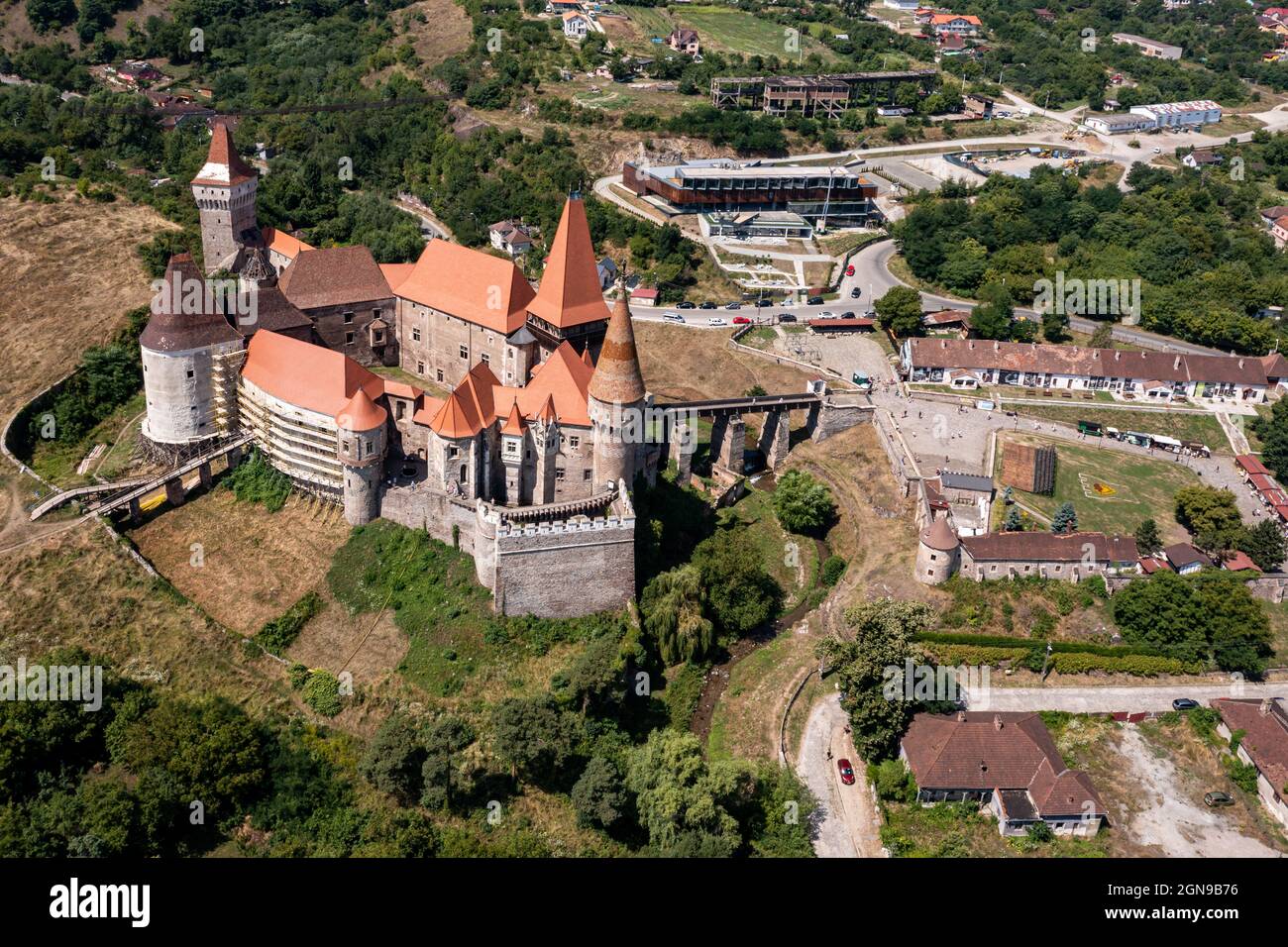 The Hunedoara Castle in Romania Stock Photo - Alamy